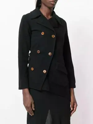 Comme Des Garçons Asymmetric Short Peacoat