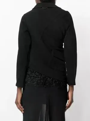 Comme Des Garçons Asymmetric Short Peacoat