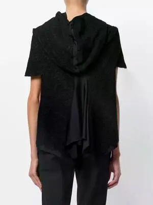 Comme Des Garçons Lace Panelled Blouse