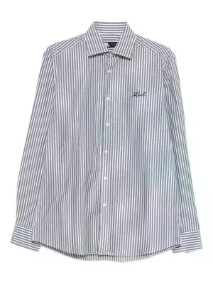Karl Lagerfeld Striped Logo Shirt