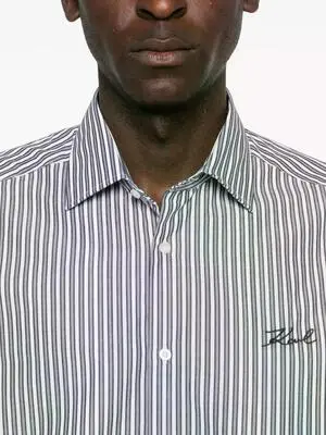 Karl Lagerfeld Striped Logo Shirt