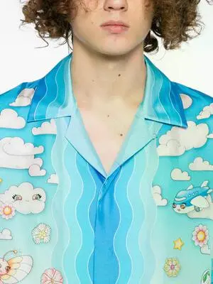 Casablanca Silk Twill Shirt
