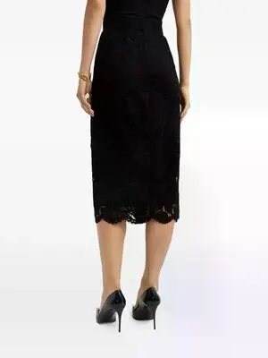 Dolce & Gabbana Midi Lace Skirt