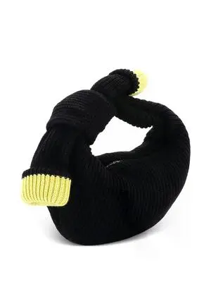 Bottega Veneta Jodie Knitted Wool Mini Hobo Bag