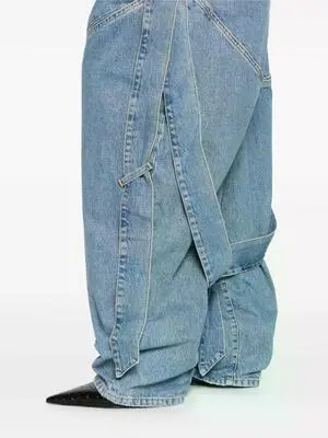 Attico Tie Detail Jeans - Blue