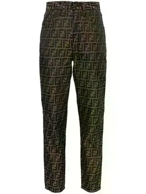 Fendi 1990-2000s Zucca Pants