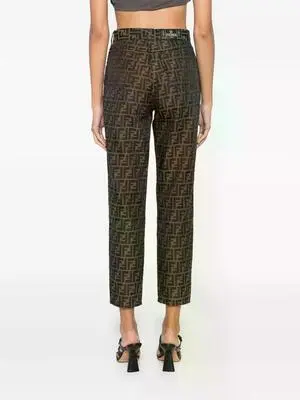 Fendi 1990-2000s Zucca Pants