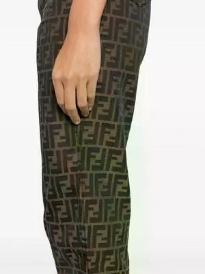 Fendi 1990-2000s Zucca Pants