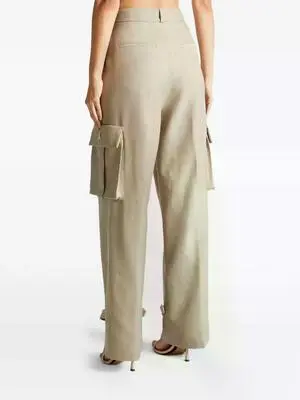 Manière De Voir Pleated Cargo Wide-leg Trousers