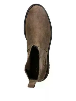 Gant 45mm Suede Pull-tab Boots - Neutrals