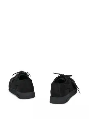 Off-White Textured Lace-up Sneakers