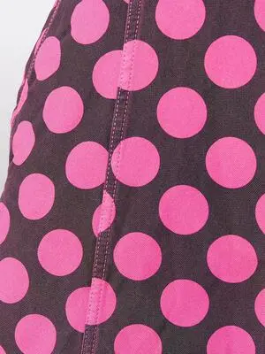 Comme Des Garçons Dotted Drop-crotch Trousers
