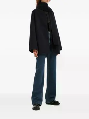 B+AB Scarf-embellished Jacket - Blue