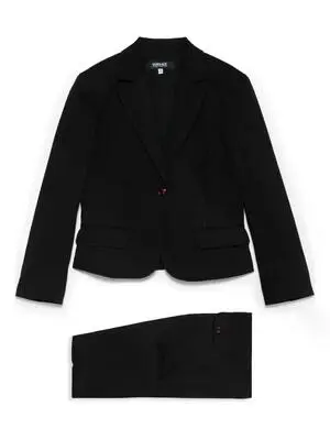 Versace 2000s Cotton-blend Suit - Black