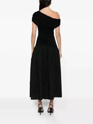 SELF-PORTRAIT Draped Midi Dress