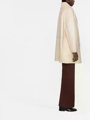 Loulou De Saison Double-breasted Shearling Coat