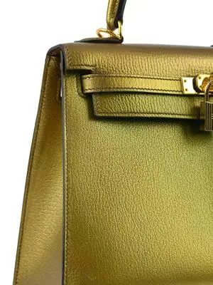 Hermès 2005 Kelly Sellier 25 Two-way Bag - Yellow