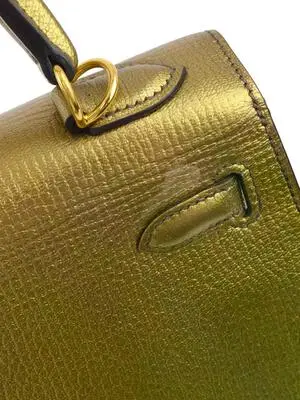 Hermès 2005 Kelly Sellier 25 Two-way Bag - Yellow