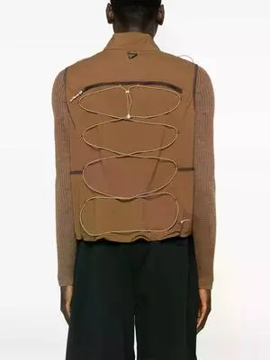 Nike Death Bloom Zip Vest - Brown
