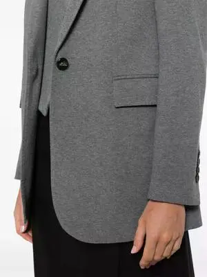 CIRCOLO 1901 Buttoned Cotton Jacket - Grey