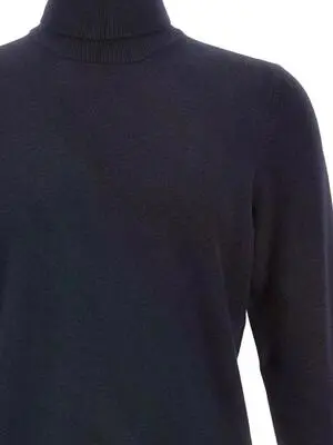 GRAN SASSO Ribbed Turtleneck Sweater - Blue