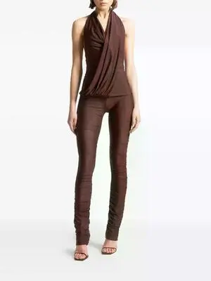 Manière De Voir Draped Halterneck Top