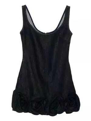 SELF-PORTRAIT Floral-appliqué Mini Dress