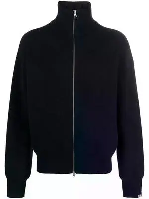 Extreme Cashmere Zipped Cashmere Cardigan - Blue