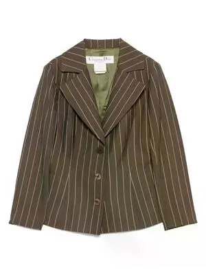 Dior 2000s Pinstriped Blazer