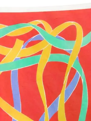 Saint Laurent 1990s Silk Scarf