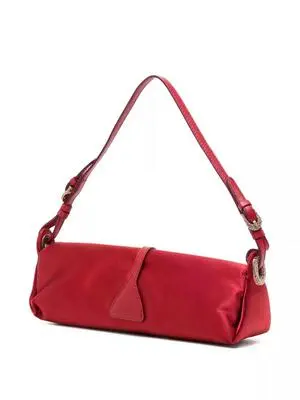 JIMMY CHOO Logo-plaque Shoulder Bag - Red