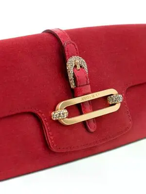 JIMMY CHOO Logo-plaque Shoulder Bag - Red
