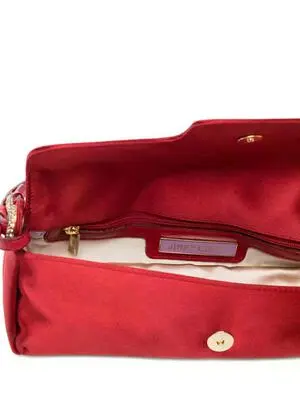 JIMMY CHOO Logo-plaque Shoulder Bag - Red
