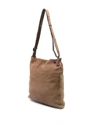 Bottega Veneta 2010s Intrecciato Leather Cross Body Bag