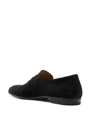 TOM FORD Penny-strap Suede Loafers - Black