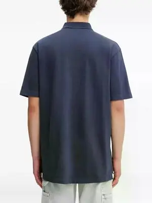 Maison Kitsuné Embroidered-logo Polo Shirt