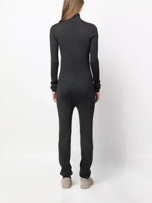 Brunello Cucinelli Ribbed Long-sleeve Jumpsuit