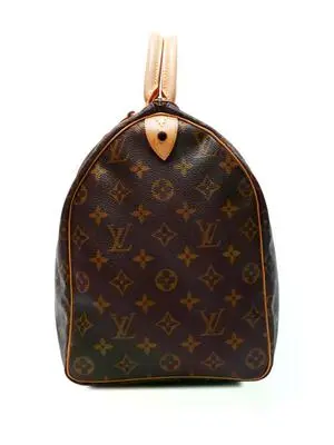 LOUIS VUITTON 1998 Monogram Speedy 40 Handbag - Brown