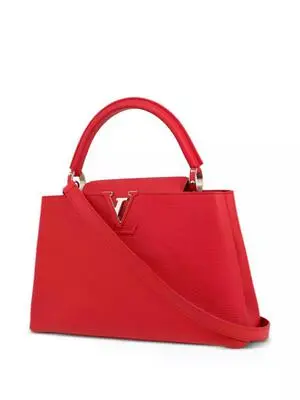LOUIS VUITTON Capucines Mm Two-way Bag - Red