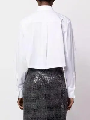Brunello Cucinelli Cropped Long-sleeve Shirt