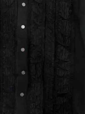Versace 2000s Shirred Shirt