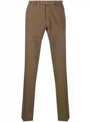 BRIGLIA 1949 Straight-leg Tailored Trousers - Brown