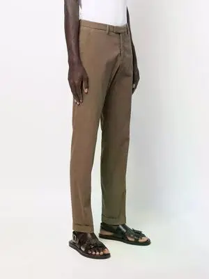 BRIGLIA 1949 Straight-leg Tailored Trousers - Brown