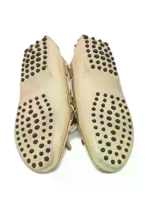 TOD'S Suede Loafers - Gold