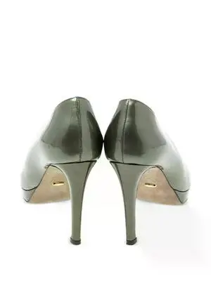 SERGIO ROSSI 90mm Patent Leather Platform Stiletto Pumps