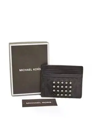Michael Kors Pre-owned Studded Leather Cardholder