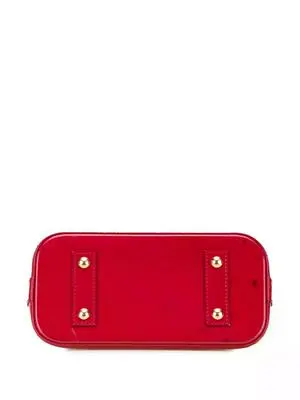 LOUIS VUITTON Monogram Vernis Alma Bb Satchel