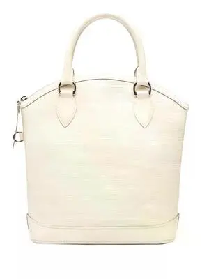 LOUIS VUITTON Pre-owned 2007 Epi Lockit Vertical Handbag - White