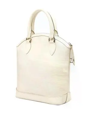 LOUIS VUITTON Pre-owned 2007 Epi Lockit Vertical Handbag - White