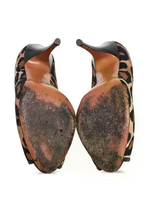 GIUSEPPE ZANOTTI 105mm Leopard-print Pumps